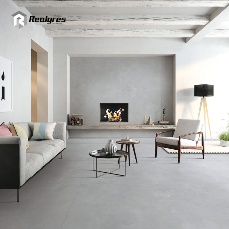Grey Extra Large Porcelain Floor Tiles