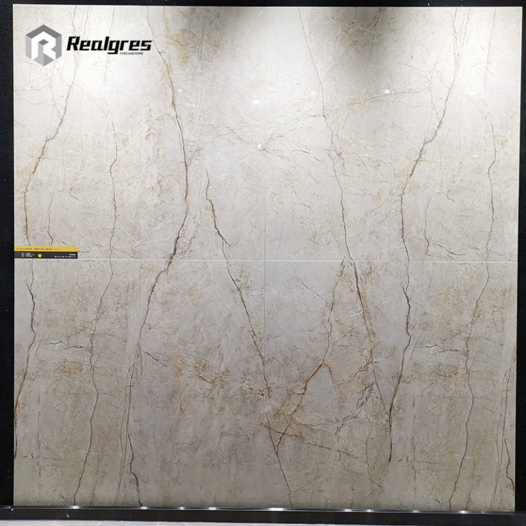 Beige Large Glossy Decorative Ceramic Tile | Realgres