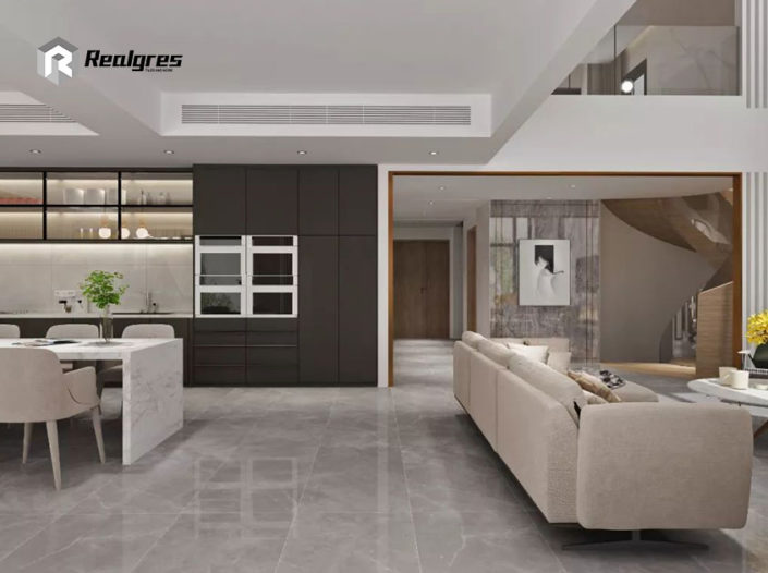 220 Square Meters of Modern Large Marble Porcelain Tile