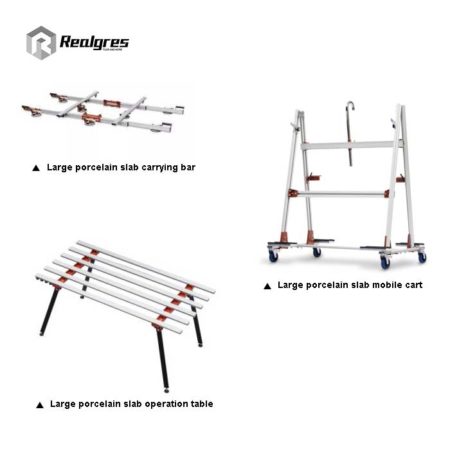 Six Pictures Show You How To Lay Out Large Porcelain Slab | Realgres