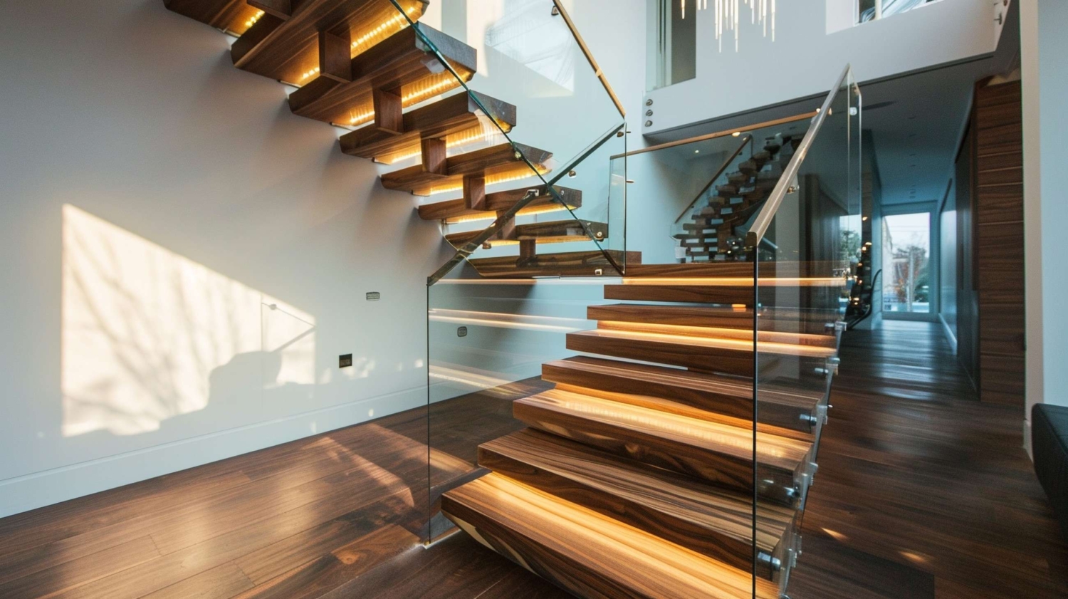 Exquisite Glass Handrail Stairs | Realgres